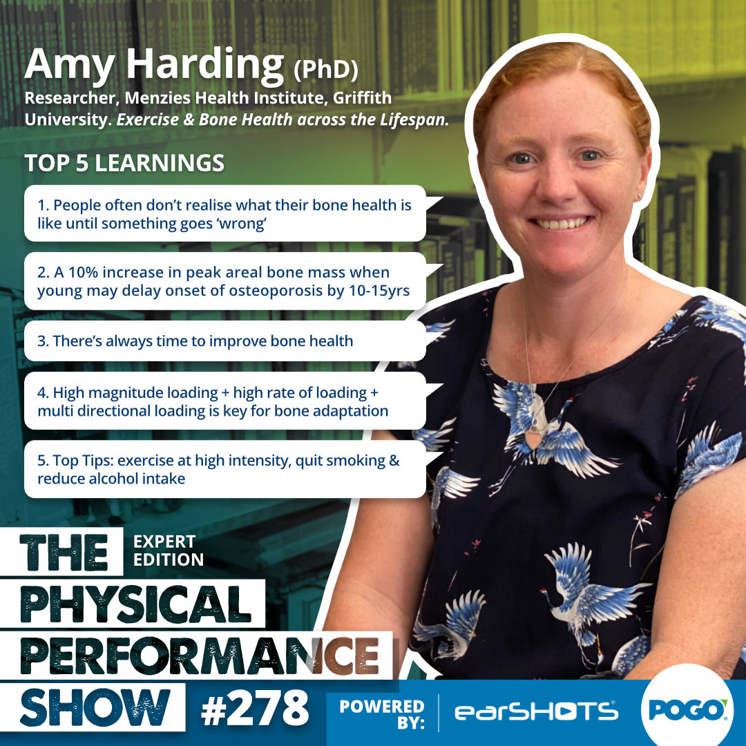 The Physical Performance Show: Amy Harding (PhD) Researcher, Menzies ...