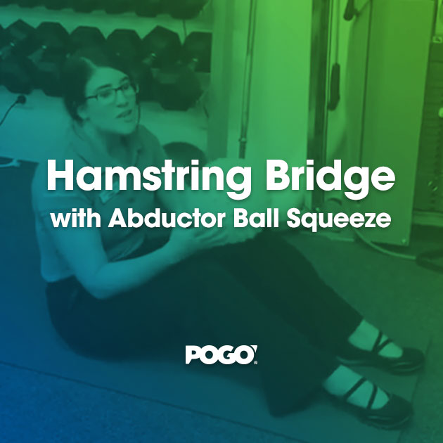 Hamstring Bridge with Abductor Ball Squeeze | POGO Physio Gold Coast